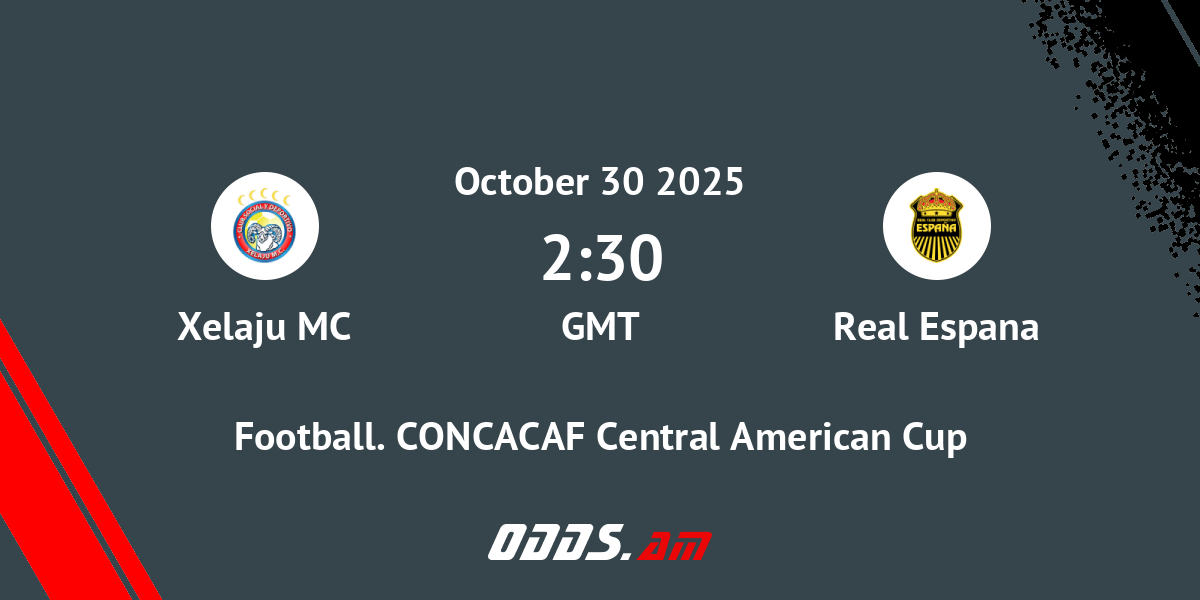 Xelaju MC - Real Espana. Odds Comparison. CONCACAF Central American Cup, Semi-finals, October 30 ...