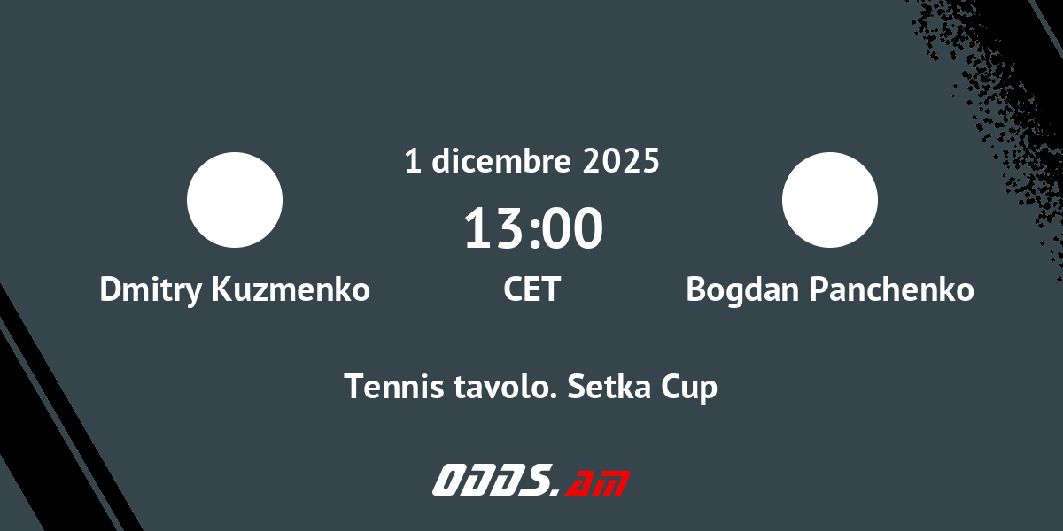 Dmitry Kuzmenko - Bogdan Panchenko. Tennis tavolo. Setka Cup ...