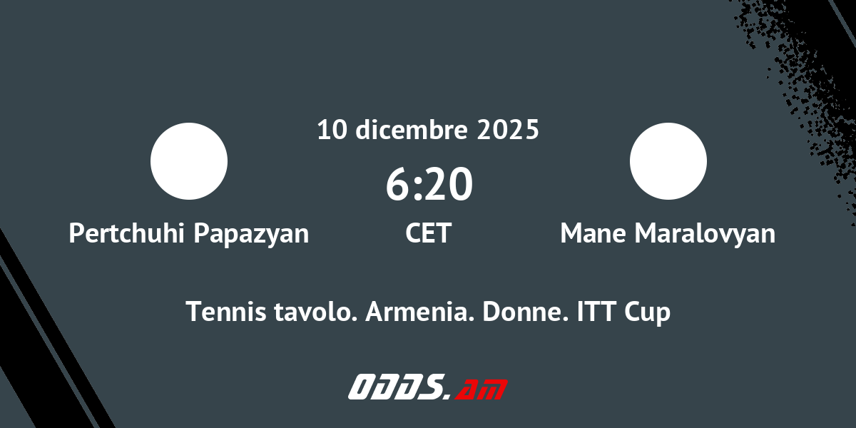 Pertchuhi Papazyan - Mane Maralovyan. Tennis tavolo. Armenia. Donne ...